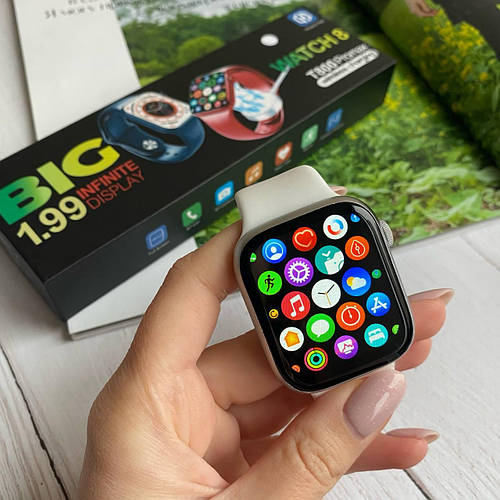 Смарт Часы T800 pro max Smart Watch с сменным ремешком, уведомлениями ...