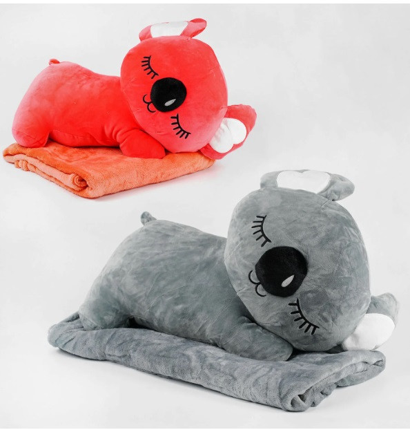 Мягкая Игрушка Коала с Пледом 2 Цвета 14492 — Купить Недорого на Bigl ...
