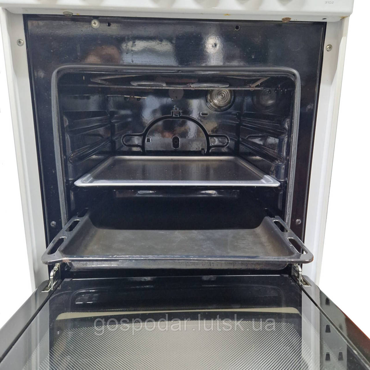 Купити Газовоелектрична плита Gefest 3102 б\у з електродуховкою, комбінована газова плита 50см ...