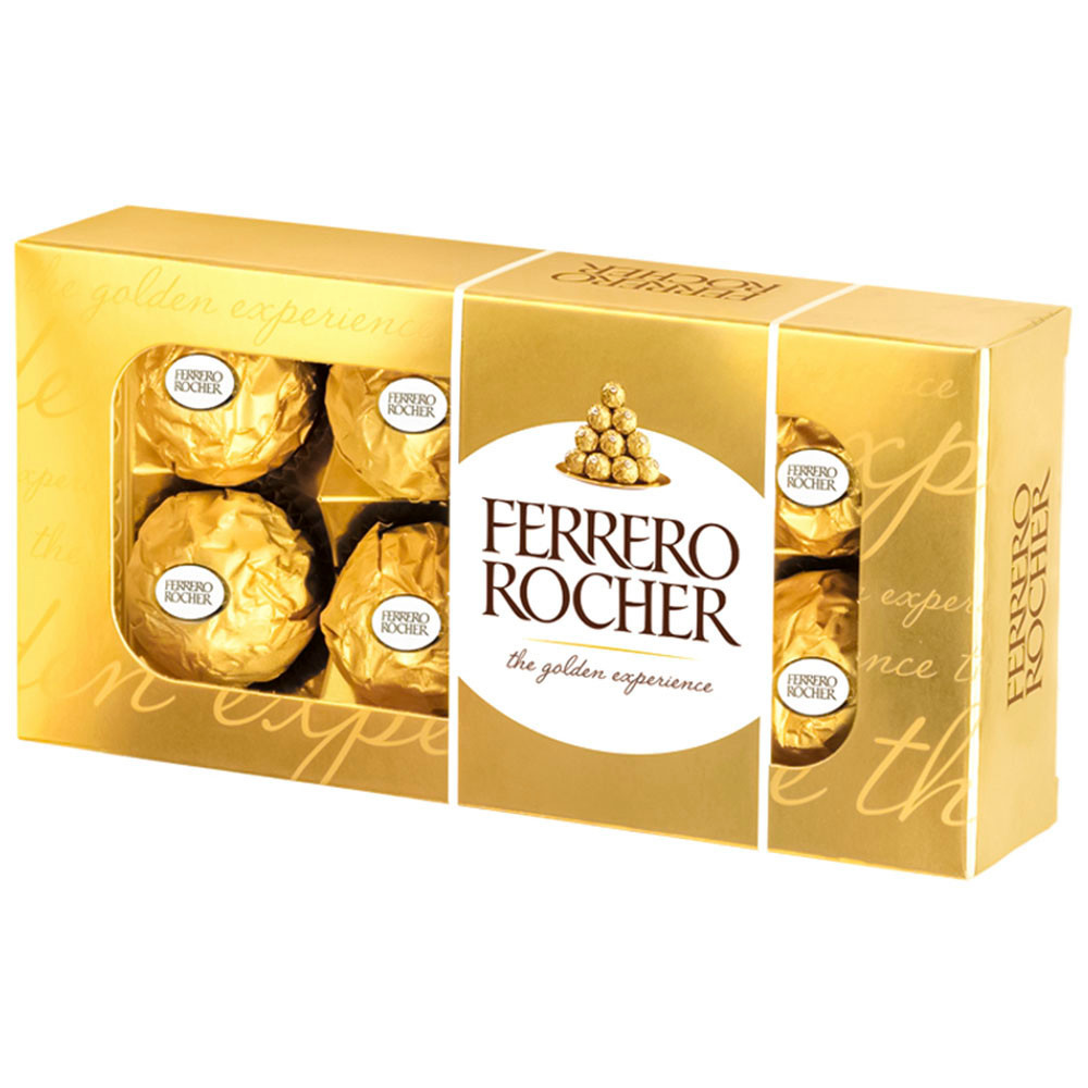 Купить Цукерки Ferrero Rocher, 100 г. (8 цукерок), цена 119 грн — Prom ...