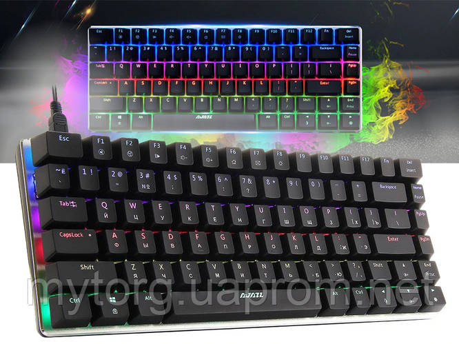 Механическая клавиатура RGB Ajazz AK33 82 С русской раскладкой, цена ...