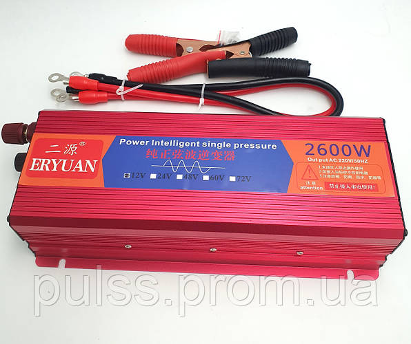 Купить Авто инвертор 12V-220V преобразователь напряжения чистый синус ...