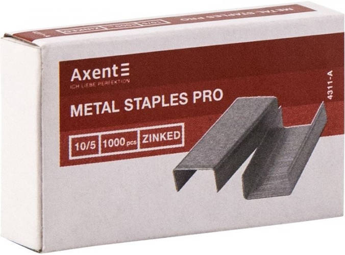 Скобы металлические Axent 10/5 1000 шт 4311-A (ID#1758299108), цена: 10 ₴, купить на Prom.ua