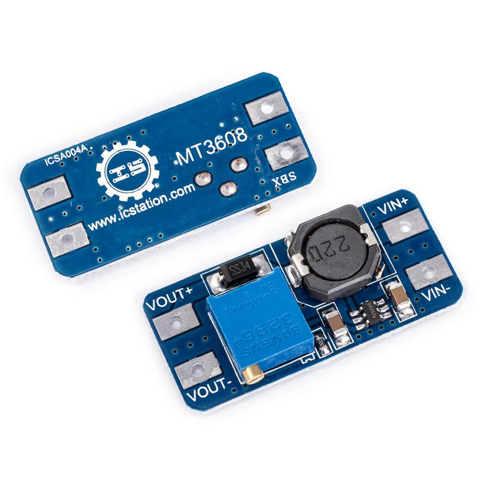 Купить Регулируемый DC-DC Step-Up модуль питания (MT3608), цена 40 грн ...