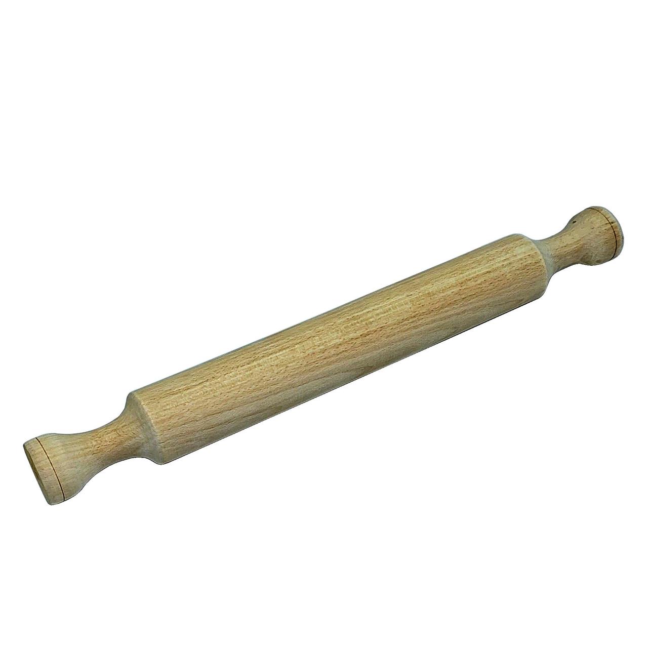 Скалка с Ручками Wood&Steel для Теста Деревянная 40 См — Купить ...