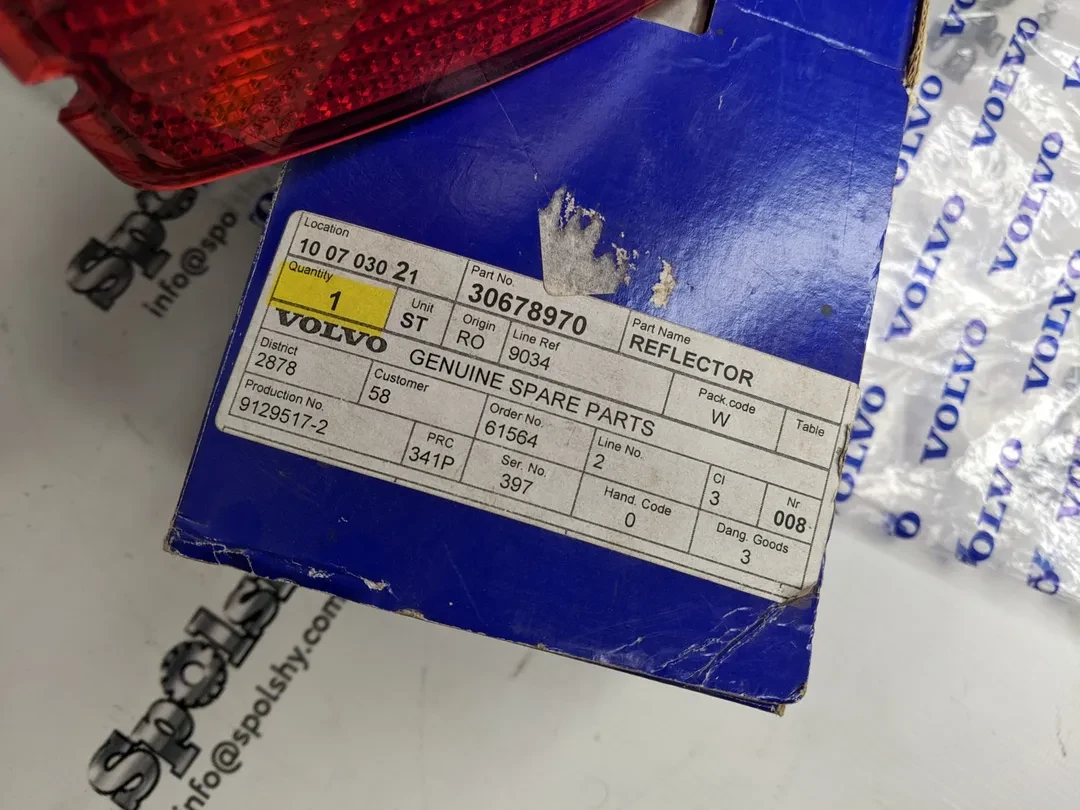 Volvo xc90 отражатель бампера зад левый 8693009 запчасть, цена 2440 грн ...