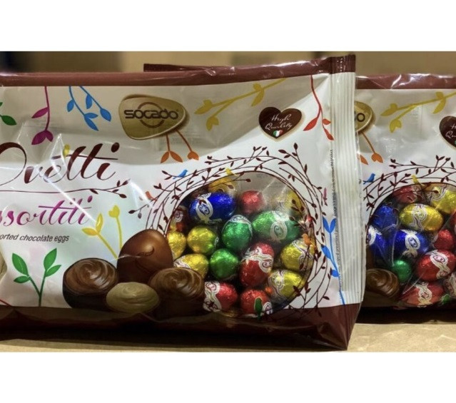 Конфеты Сокадо из Молочного и Черного Шоколада Яйца в Ассортименте ...
