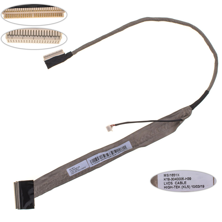 Шлейф Матрицы для Ноутбука MSI (GX620, GX630, 1651X) (K19-3040006-H39 ...