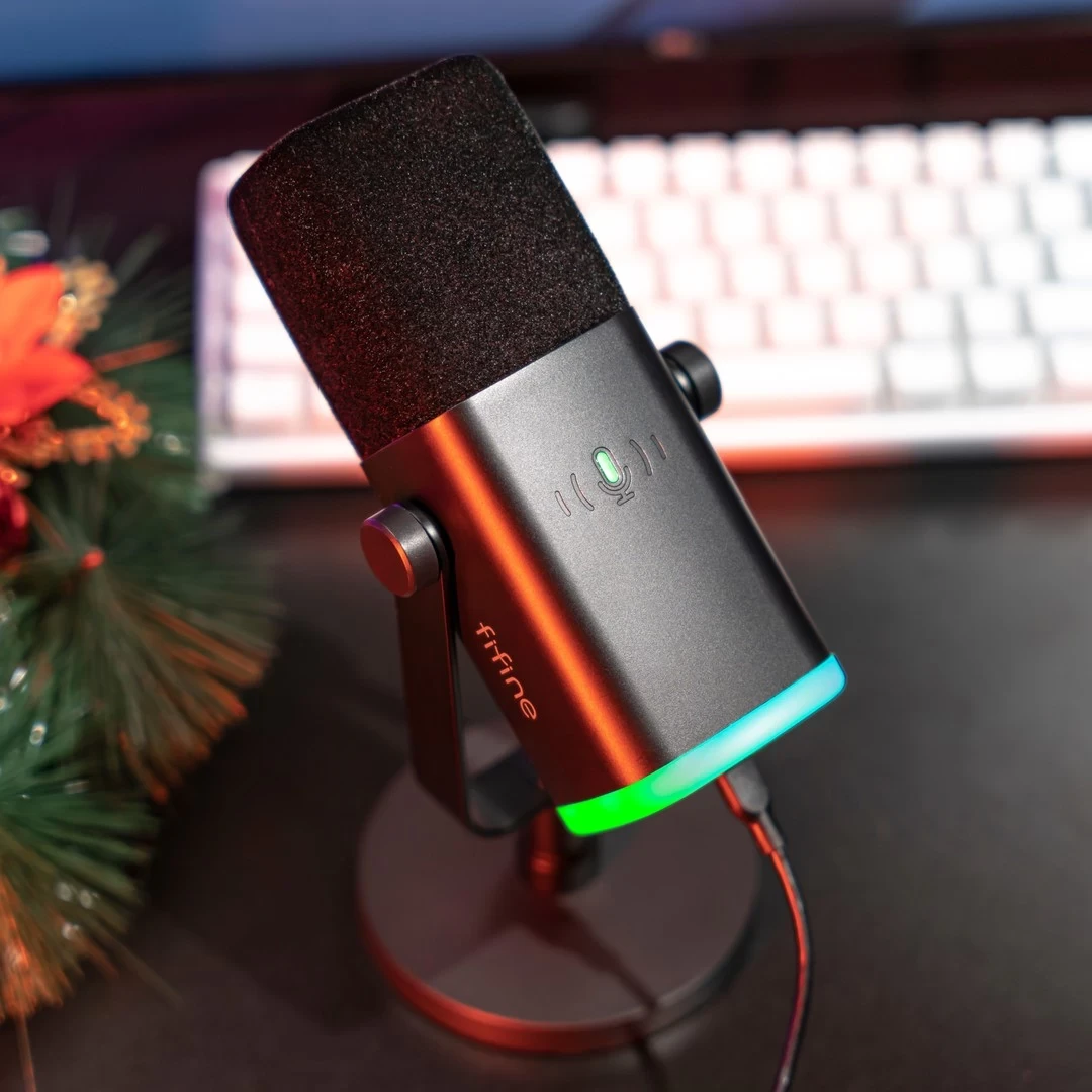 Купити Fifine AM8 AmpliGame мікрофон USB/XLR динамічний з RGB Чорний ...