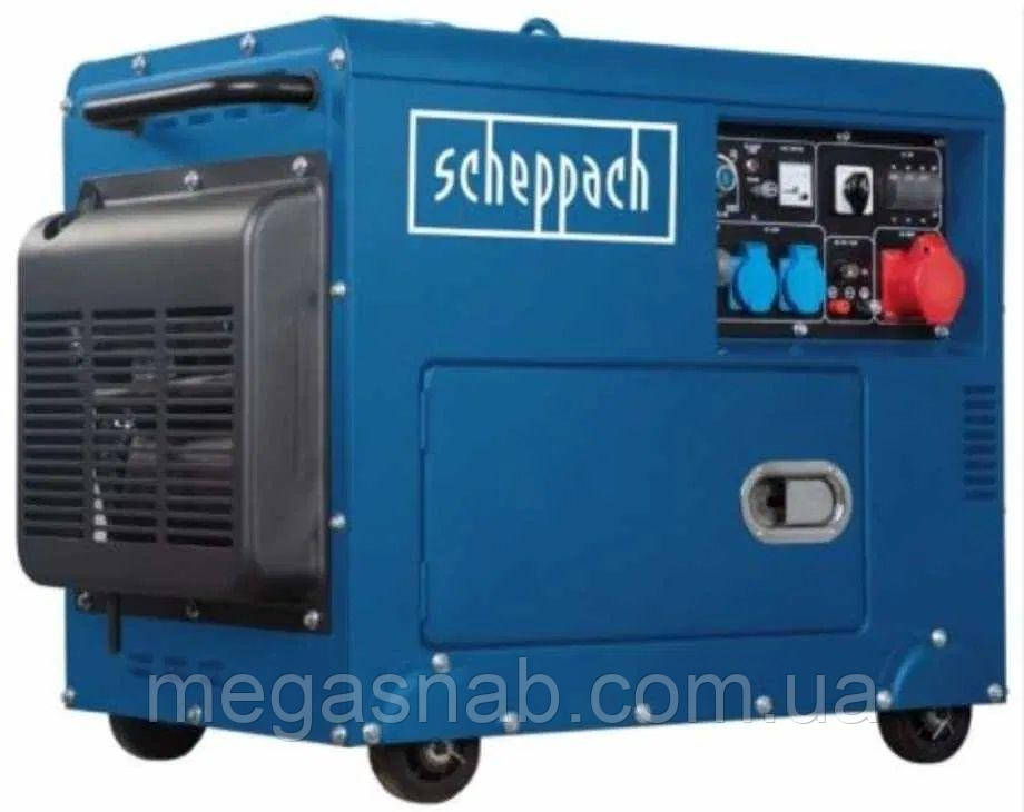 Генератор Дизельний Scheppach Sg5200d 5кВт 380 230В 50ГЦ Ac 2х16А