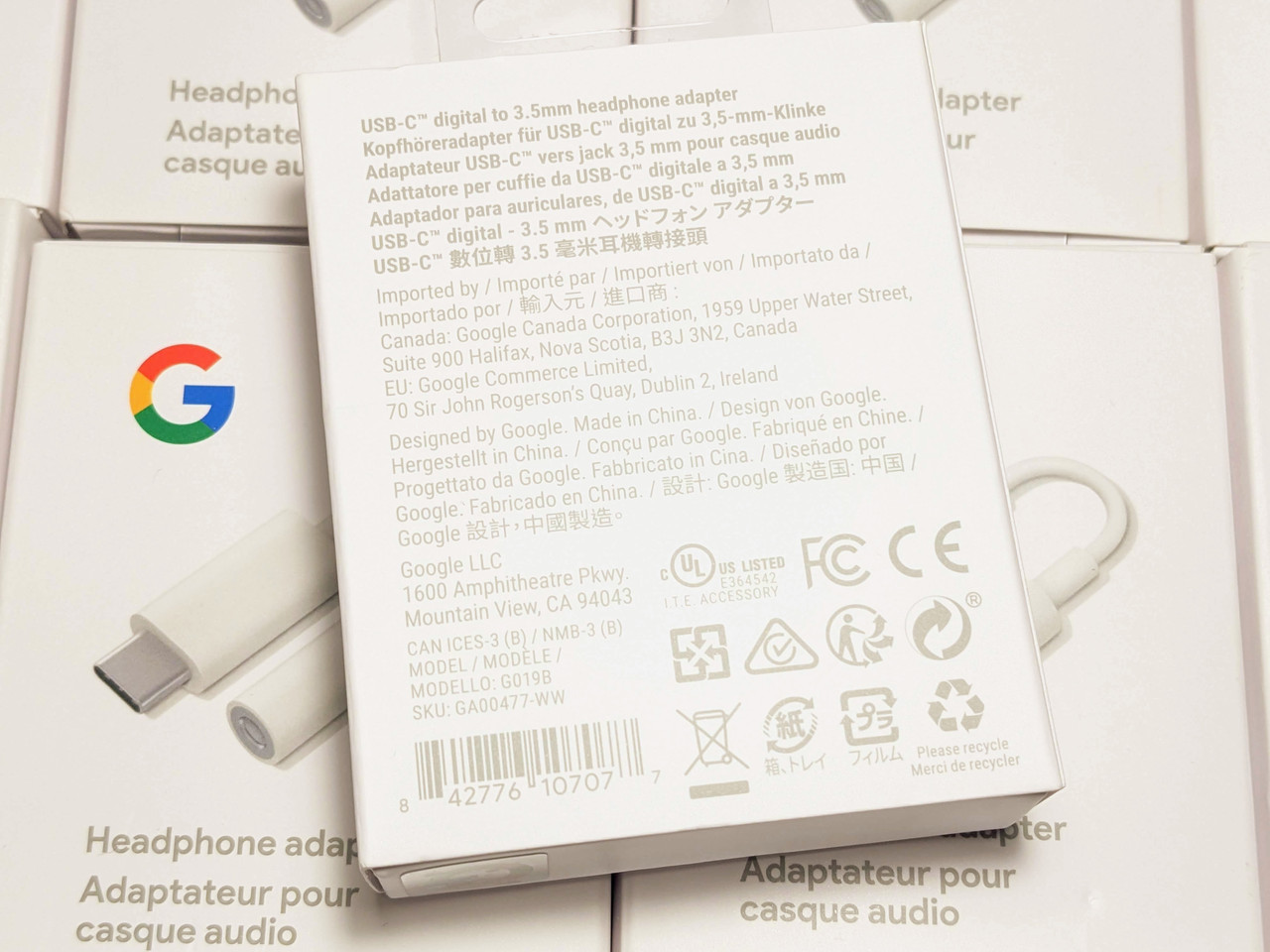 Оригінальний перехідник Google Pixel USB Type-C на 3.5mm, ціна 450 грн ...