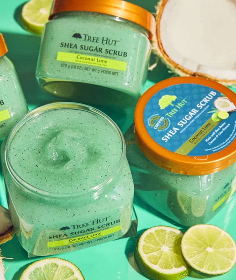 Tree Hut Coconut Lime Sugar Scrub 510 g - Сахарный скраб для тела ...