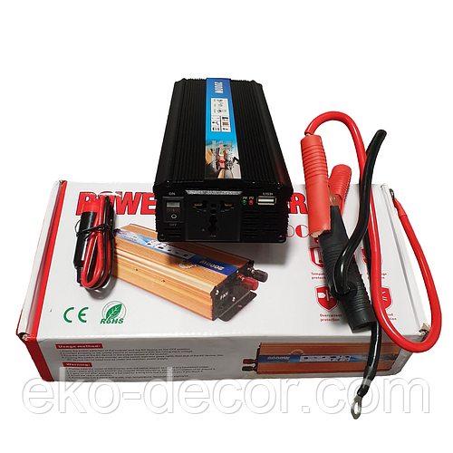 Инвертор 12V 220V Power Inverter DC to AC 12V to 220V 2000W (ID ...