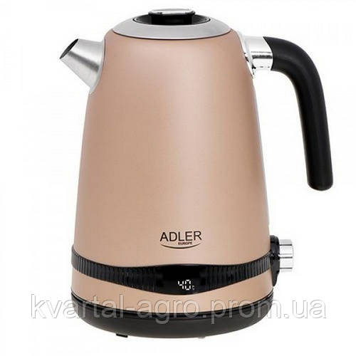 Купить Электрочайник с терморегулятором Adler AD 1295 1.7 золотистый ...