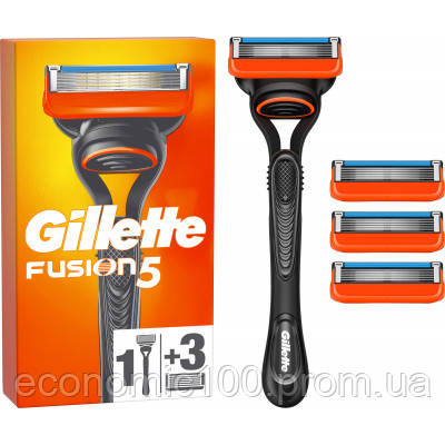 Новинка Бритва Gillette Fusion5 с 4 сменными картриджами (7702018556274 ...