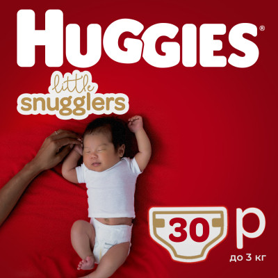 Подгузник Huggies Little Snugglers (до 3 Кг) 30 Шт (36000673302 ...