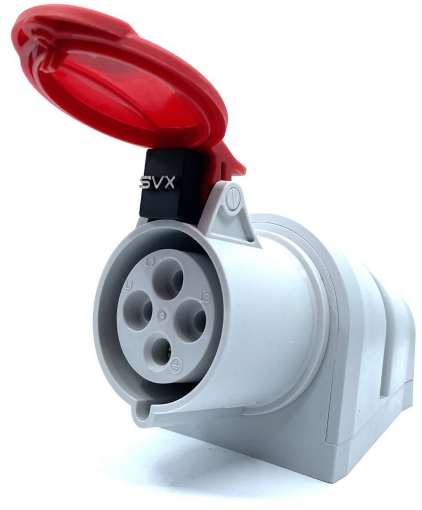 Розетка силовая накладная 32 ампера IP44 3P+PE SEZ IZN 3243 (ID ...