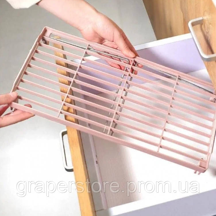 Складная Полка - Столик, Подставка, Стеллаж 38х13,5 (Розовый) — Купить ...