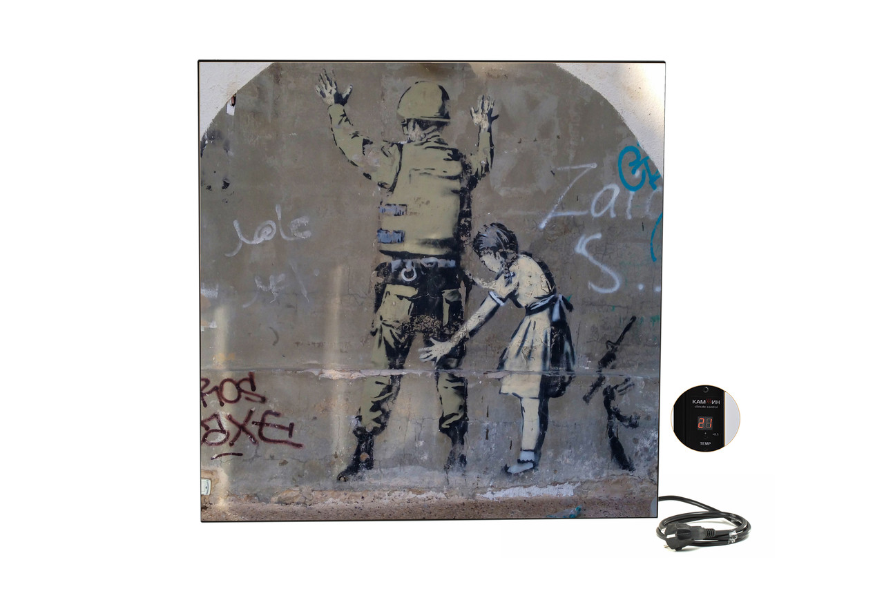 Керамическая Панель Кам-Ин 475 Вт с Рисунком 6.2 + Терморегулятор ...