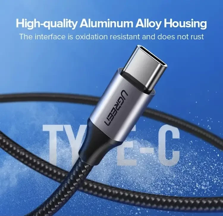 UGREEN USB Type-C зарядный кабель, шнур для зарядки Type-C (ID ...