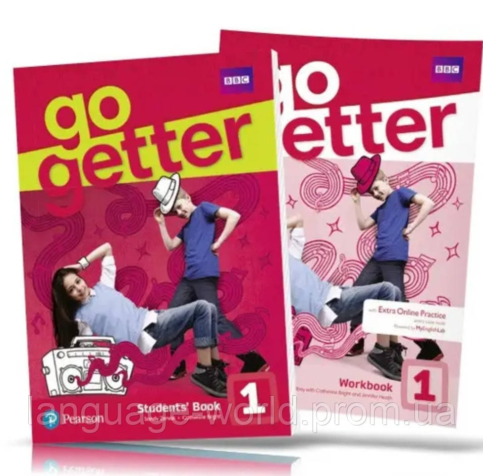 Go Getter 1, Student's Book + Workbook / Навчитель + зошит англійської ...