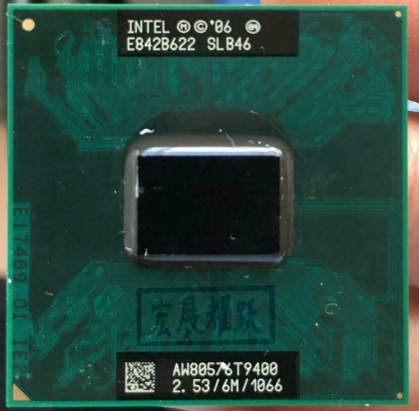 Процессор для ноутбука Intel Core 2 Duo T9400 SLB46 або SLGE5 2.53GHz/6M/35W Socket P GM45/PM45 ...