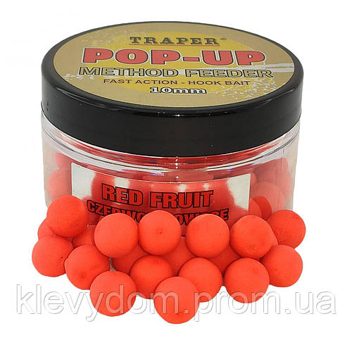 Купить Бойлы Traper Pop-Up Method Feeder Красные фрукты 10 мм 30 г, цена 199 грн — Prom.ua (ID ...