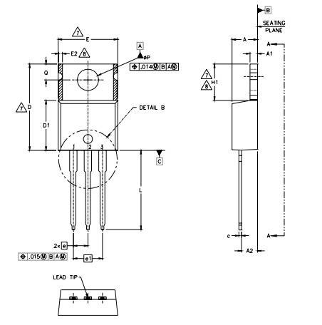 Полевой транзистор IRFB3206 60V/210A, N-канальный МОП транзистор MOSFET ...