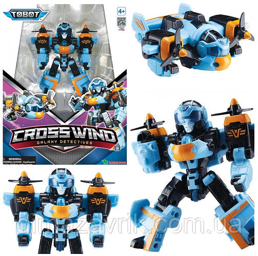 Купить Игрушка Трансформер Тобот Детективы Галактики S2 Кроссвинд 12см ...