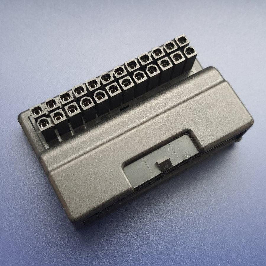Перехідник ATX 24pin підключення 90 градусів, пластиковий корпус (ID ...