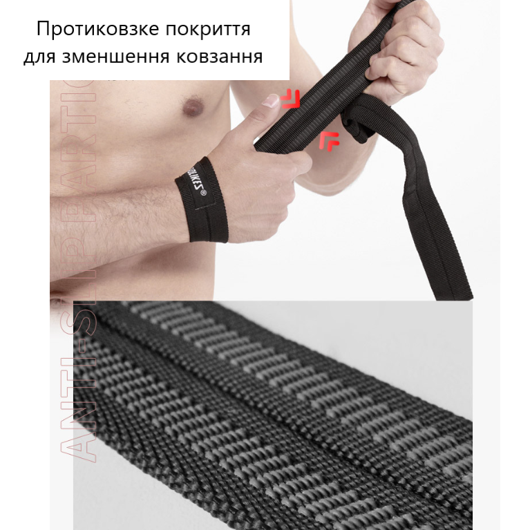 Лямки на руки для тяги Aolikes, лямки-петли для жима штанги 2 шт ...