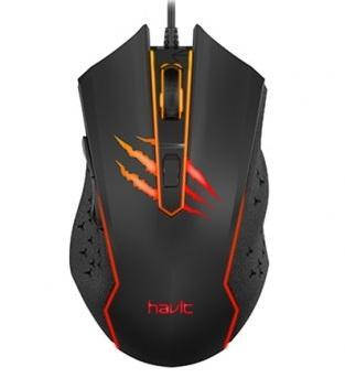 Купити Геймерська миша Havit Gamenote MS1027 Red, ціна 245.64 ₴ - Prom.ua (ID# 1760463960)