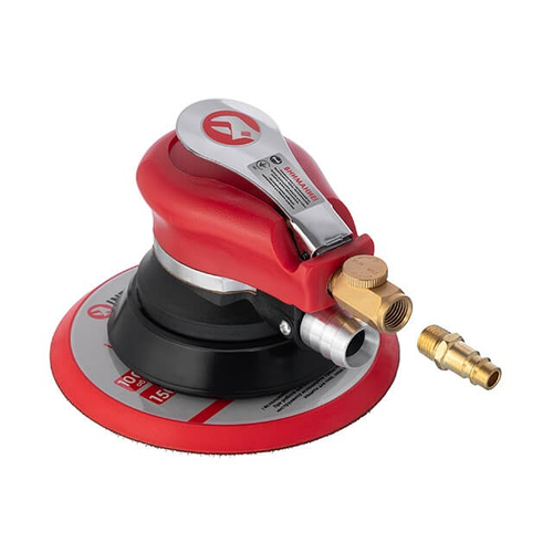 Купить Мощная шлифмашина пневматическая эксцентриковая INTERTOOL PT-1007: 125-150 мм, 340 л/мин ...