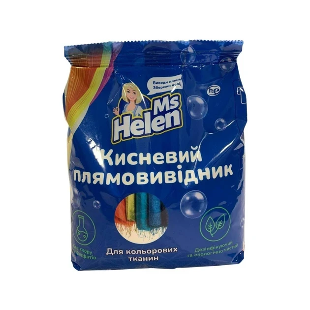 Кисневий відбілювач Ms Helen 0.9кг для кольорових тканин, кисневий ...