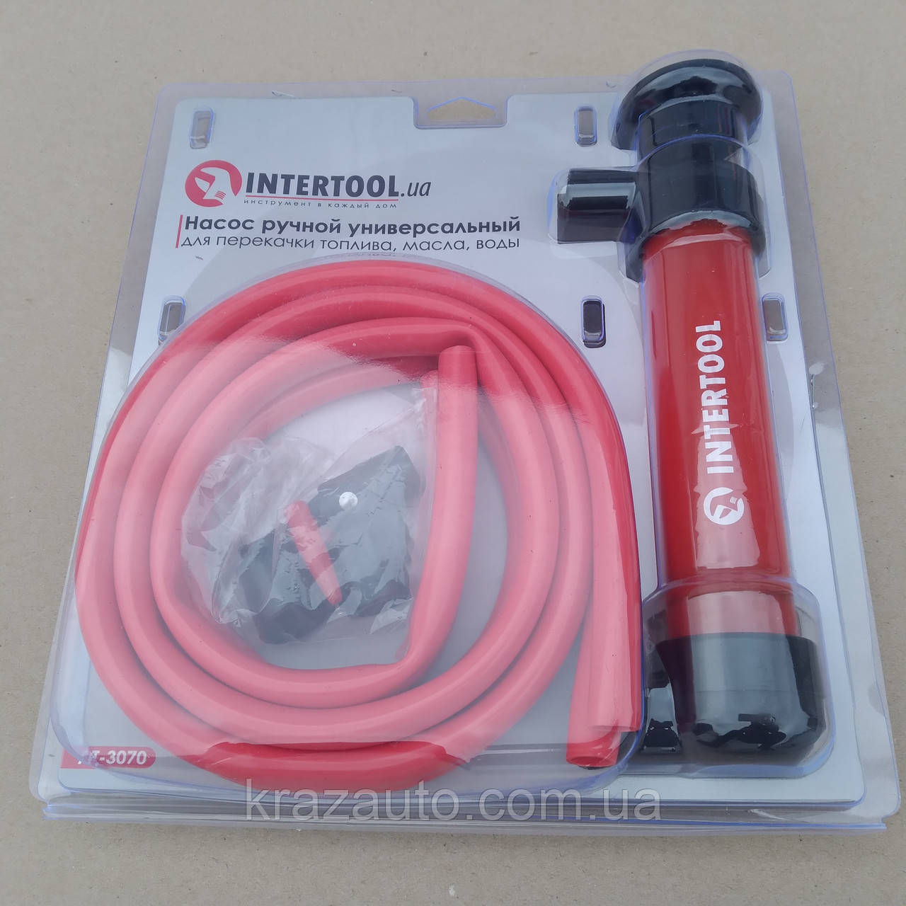 Купити Насос ручний універсальний для перекачування палива, оливи, води INTERTOOL AT-3070, ціна ...