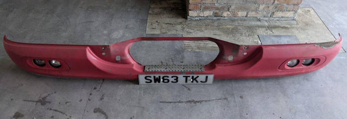 Бампер б/у DAF XF 105 (1634640, 1825008) оригинал, 350х170х2420 мм ...