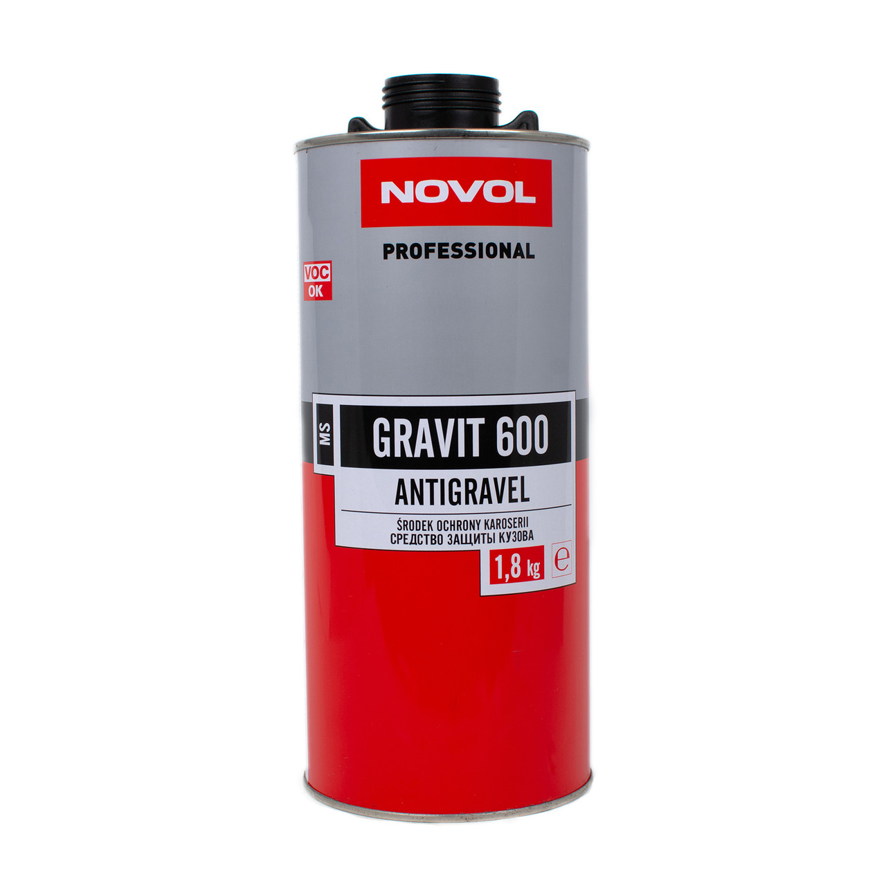 GRAVIT 600 Антикорозійне покриття MS - чорне 1,80кг x8 (ID#1759430193 ...