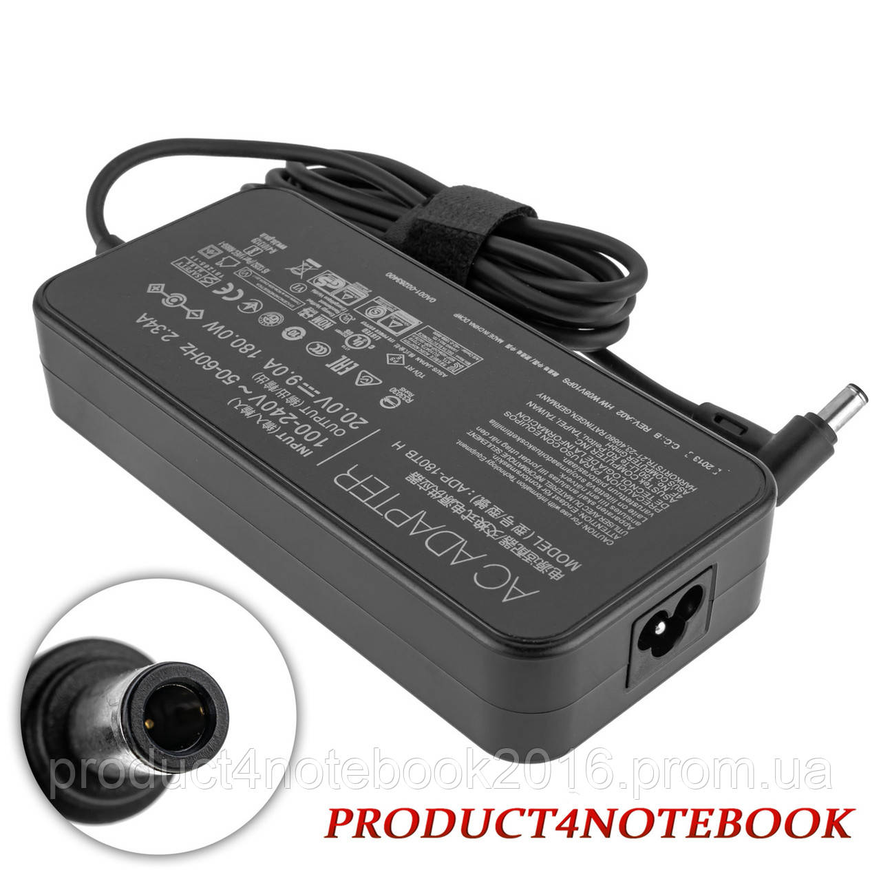 Блок Питания для Ноутбука ASUS 20V, 9A, 180W, 6.0*3.7мм-PIN ...