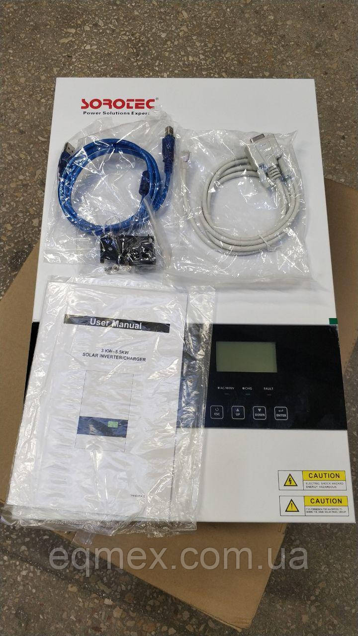 Гибридный солнечный инвертор 24В 24V Sorotec REVO VM II 3,5 kW (ID ...