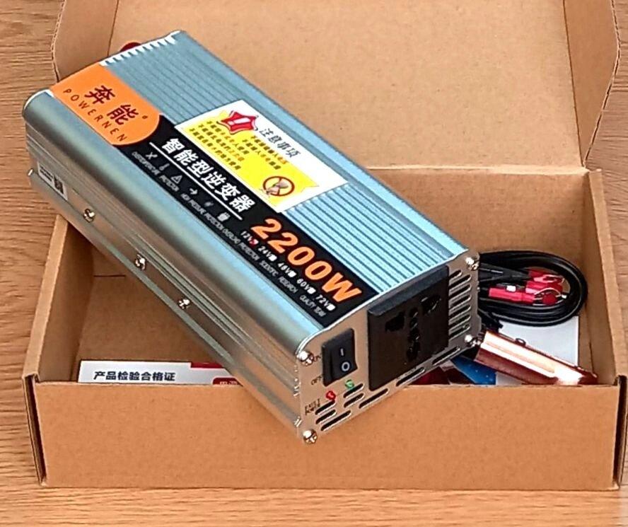 Преобразователь напряжения/инвертор 12 DC - 220 AC 2200W max BRG-FD2200 ...
