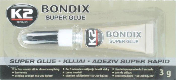 Суперклей универсальный K2 BONDIX 3 г (EB100/EB101) (ID#1761688455 ...