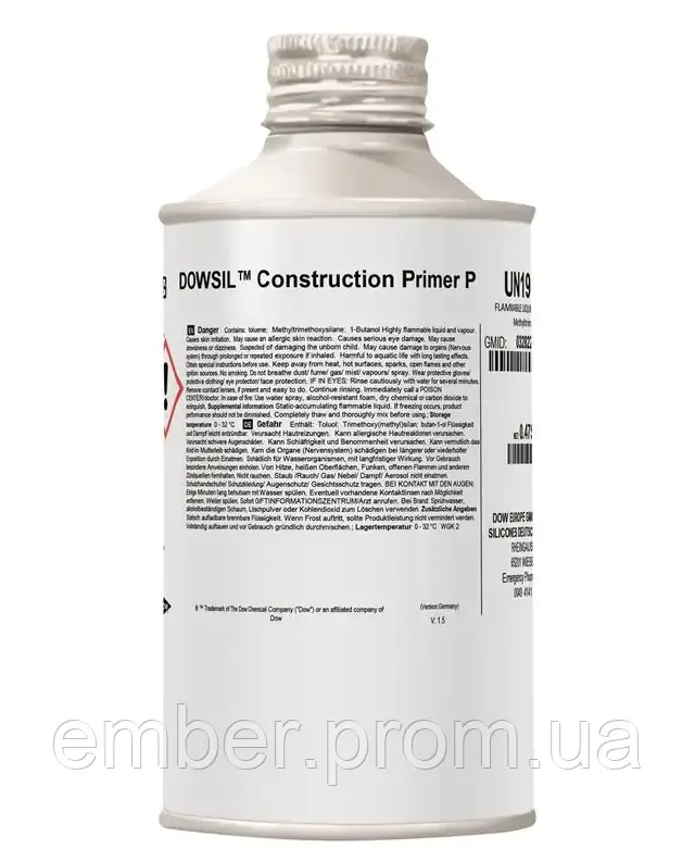 Грунтовка DOWSIL Primer P, 0,5 л (ID#1761769920), цена: 4061 ₴, купить ...