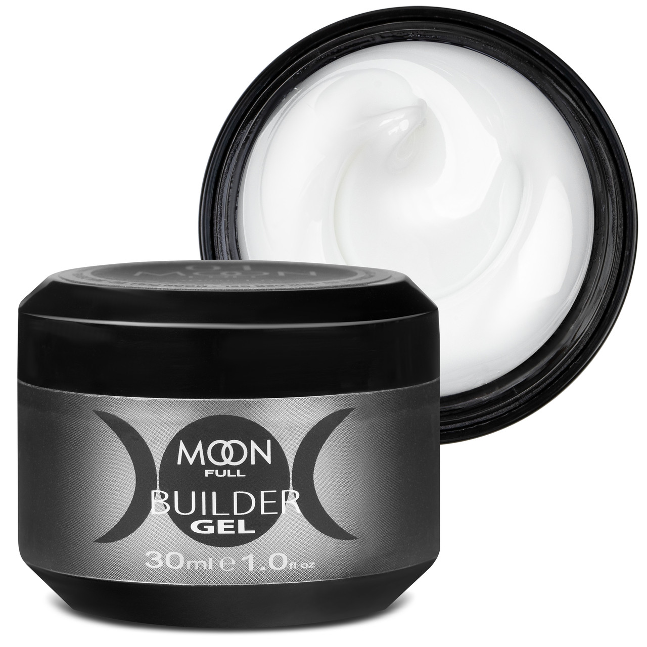Полигель акригель для наращивания ногтей Moon Poly gel-02 белый 30 мл ...