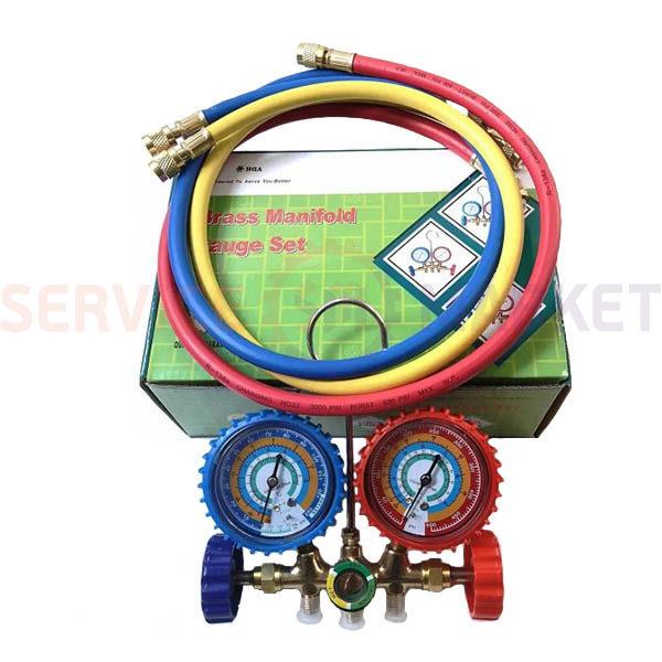 Манометрический коллектор 2- вентильный СТ-536G (R12 R22 R404 R134) + шланги 3шт., цена 1105 грн ...