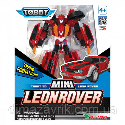 Іграшка Трансформер Тобот Детективи Галактики S2 Міні Леон Ровер 14 см ...