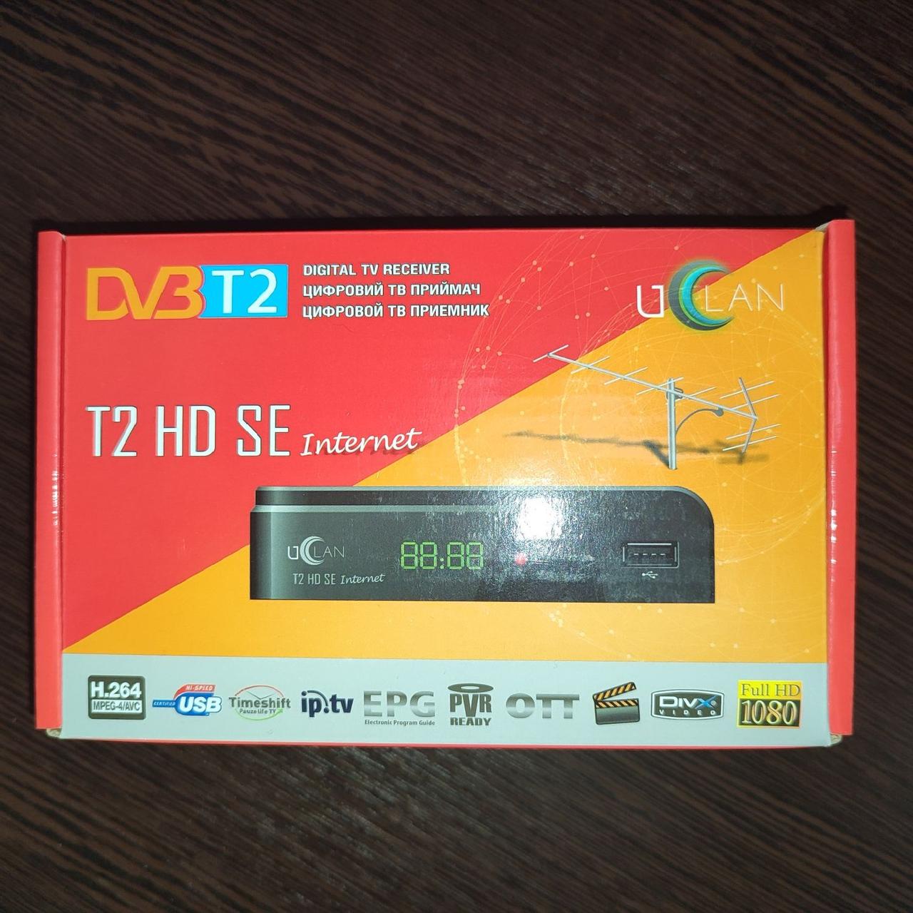 Новая IPTV Приставка Цифрового TV Uclan T2 HD SE Internet, Iptv, FullI ...