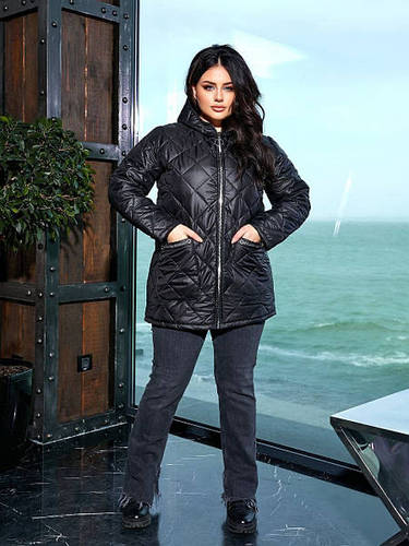 Жіноча куртка з капюшоном на сінтепоні демісезонна цена 1250 грн — Prom Ua Id 1762262920