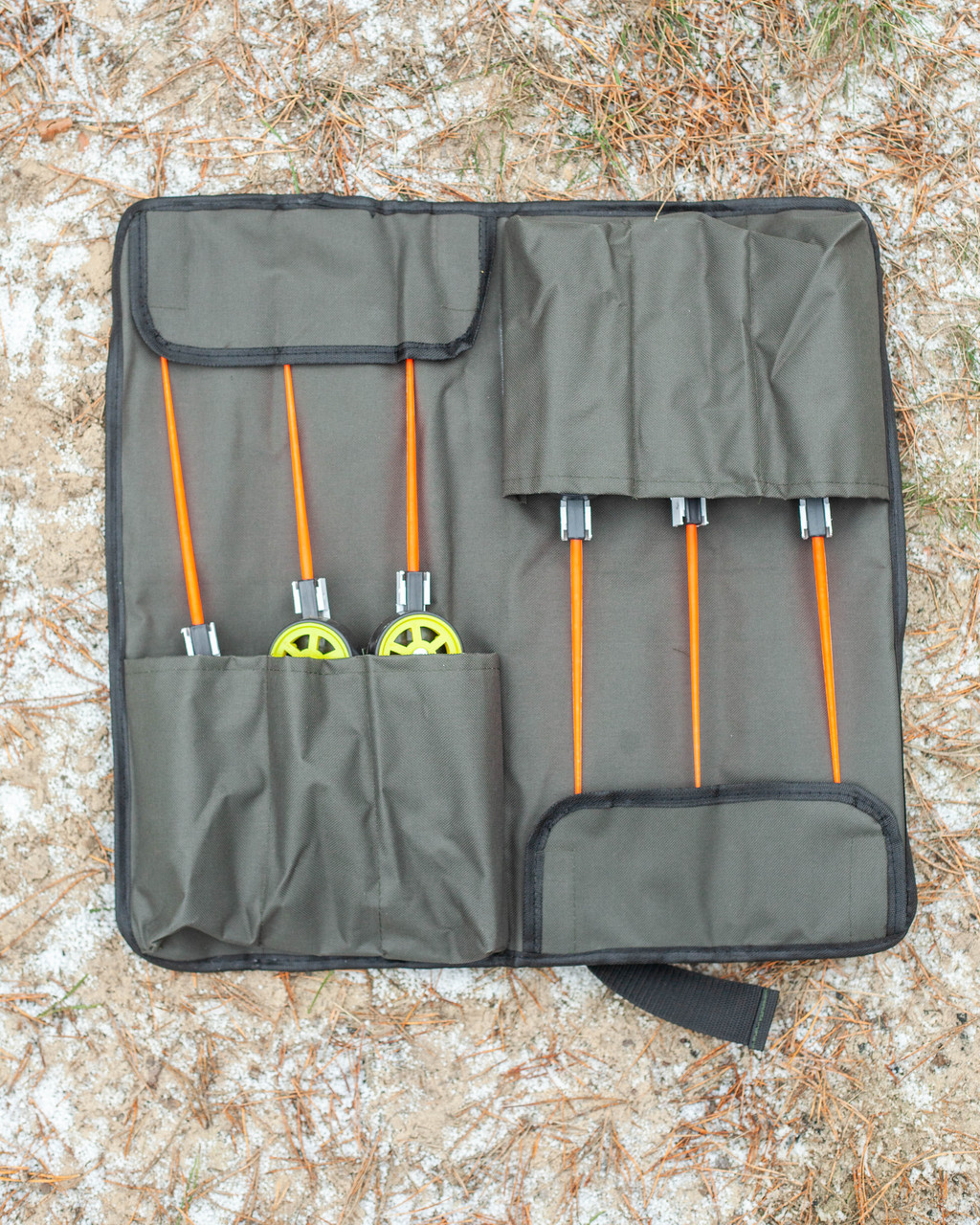 Чехол для 6-ти зимних удочек Чехол для зимних удочек Чехол Fisher ...