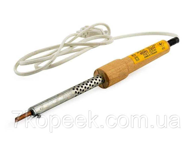 Купить Паяльник ЭПСН 220в (з дер.ручкой) 25Вт ТМ РЕМПЛАСТ, цена 155 ...