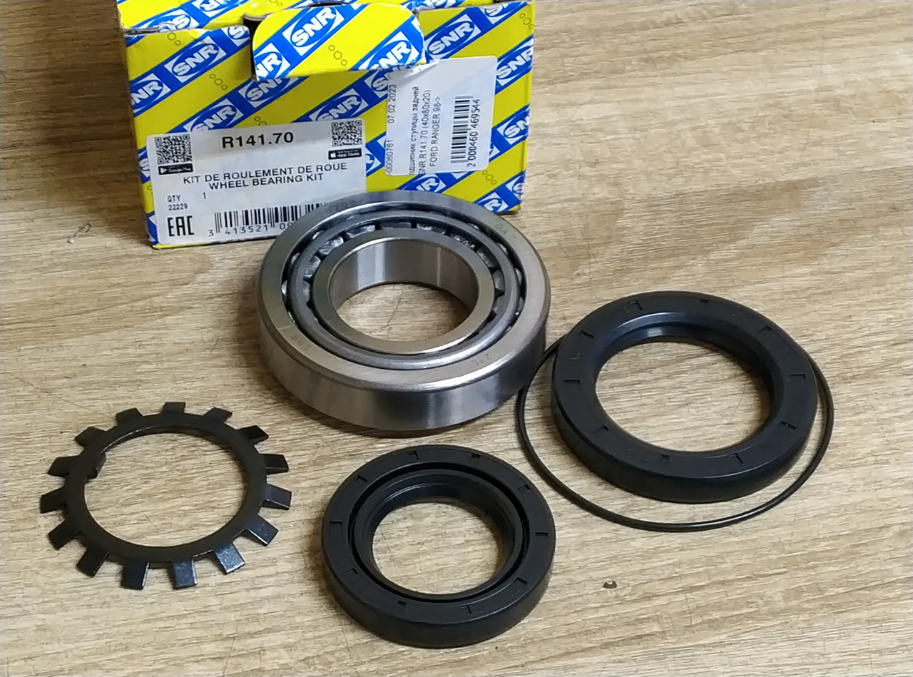 Подшипник Ступицы Задней SNR R141.70 (40x80x20) FORD RANGER 98 ...